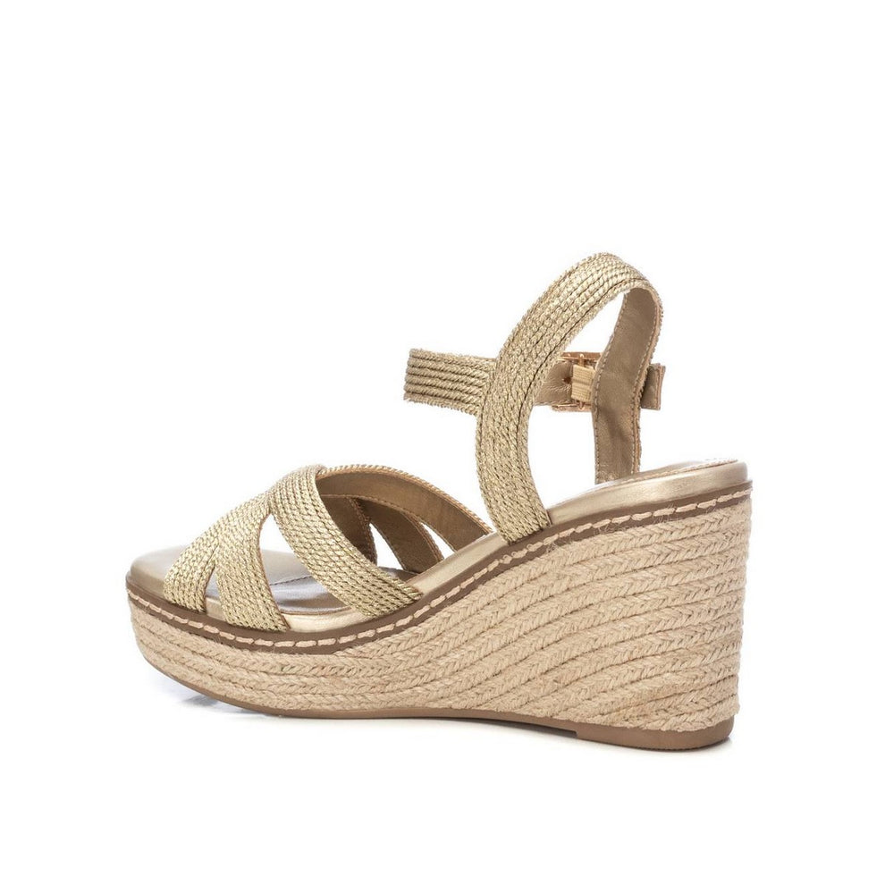 Sandalia Plataforma 142906 Oro Con Yute – arantzamx